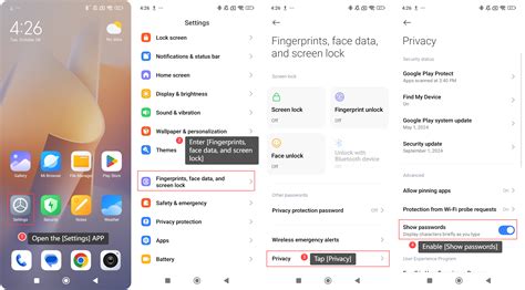 How To Display Passwords Briefly While Typing On The Redmi 13c 5g