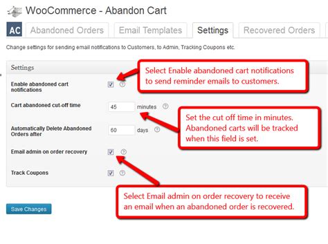 Woocommerce Abandoned Cart Plugin Documentation Tyche Softwares