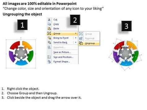 PowerPoint Template Round Chart Growth Ppt Presentation Designs