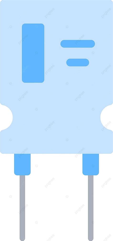 Capacitor Icon Vector Image Line Power Transitor Design Vector Line Power Transitor Design