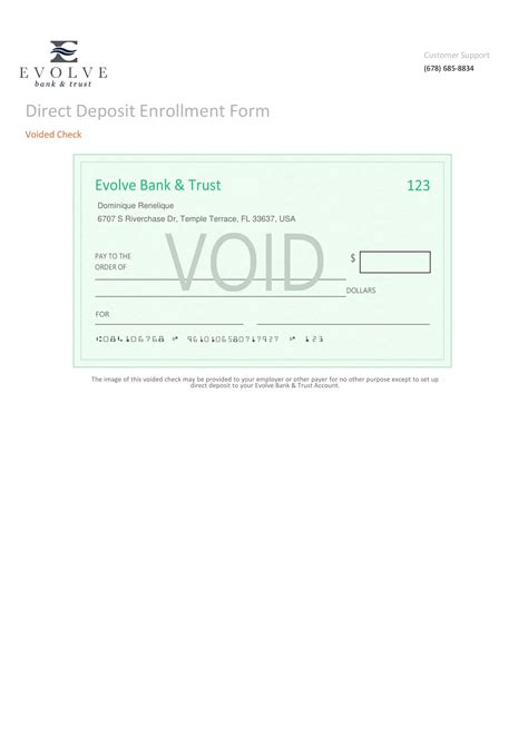 27 Free Printable Voided Check Templates Pdf Word