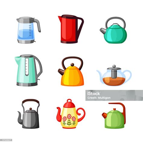 전기 주전자와 주전자 색 세트 물을 빠르게 끓는 물 금속 둥근 모양을위한 현대적인 플라스틱 장치는 가열 가스 및 나무 세라믹