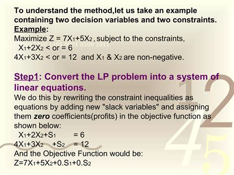 Simplex Algorithm PPT