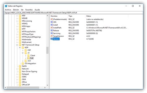 Net Framework Windows 10 Dirtree
