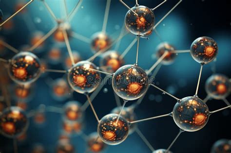 Molecular Structures In Chemical Interactions Stock Image Image Of Biology Bonds 343441593