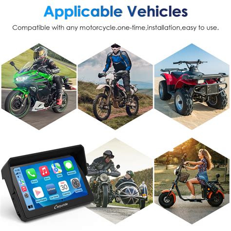 Carpuride W502 Wireless Portable Dual Bluetooth Waterproof Ip67 Motorc