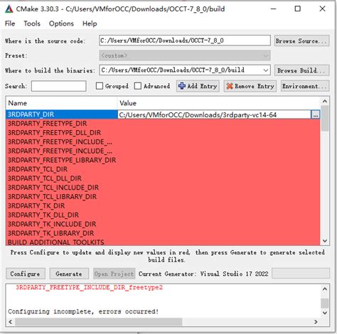 opencascade（occ）编译安装过程 open cascade 源码安装 csdn博客