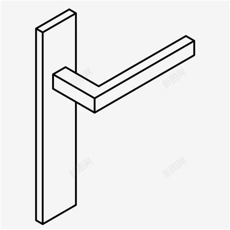 门把手关门回家图标 平面电商 创意素材 花瓣网