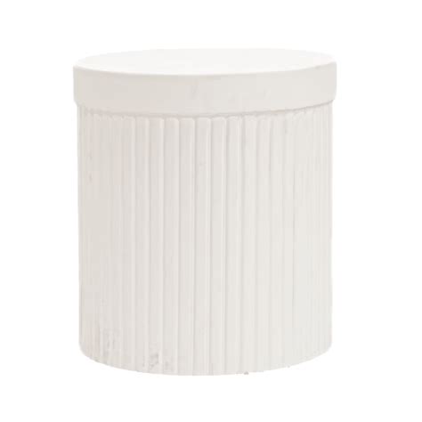 White Oia Stool Pretty Little Props