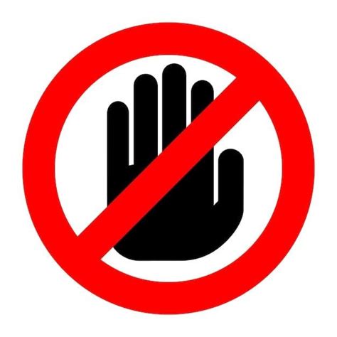 Printable Do Not Touch Sign Printablelib