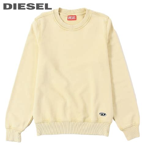 【楽天市場】 Diesel ディーゼル メンズ レディース 男女兼用 オーバルdロゴ刺繍パッチ 長袖 プルオーバー スウェットシャツ トレーナー【s Ginn Dov Pe】【サイズxs・s
