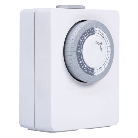 Hyper Tough Indoor Analog Timer Double Grounded Outlet