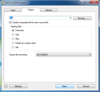 XLS To JSON Converter