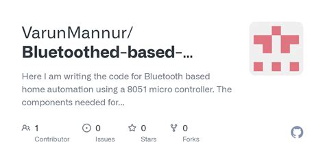 github varunmannur bluetoothed based home automation using 8051