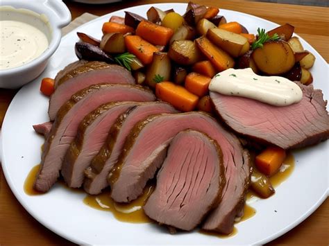 Premium Ai Image A Cooked Roast Beef