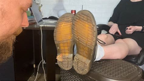 Slave Swallows Dirt And Fallen Leave From My Shoe Soles And Drinks Cola