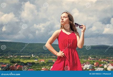 Fits Perfect Summer Fashionable Look Beautiful Teen Girl Wearing