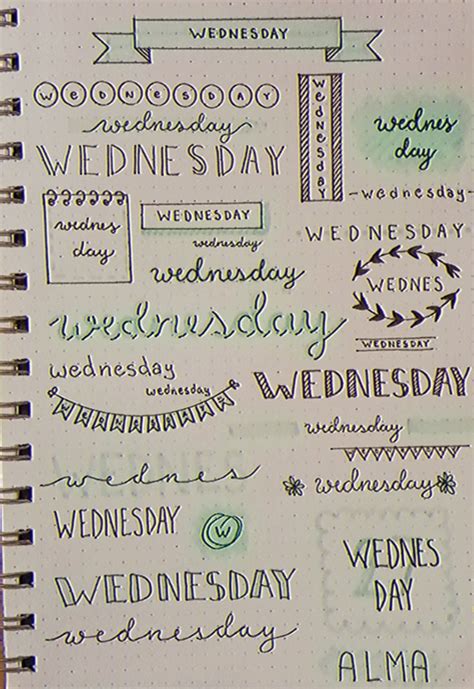 Bullet Journal Fonts Artofit