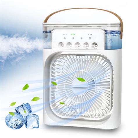 3 In 1 Air Fan 3 In 1 Air Humidifier Cooling Usb Fan Led Items Online
