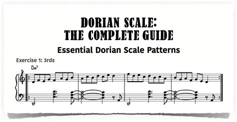 Dorian Scale The Complete Guide Piano With Jonny