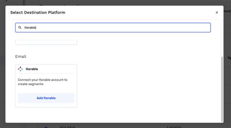 How To Set Up Iterable As A Destination Growthloop Docs