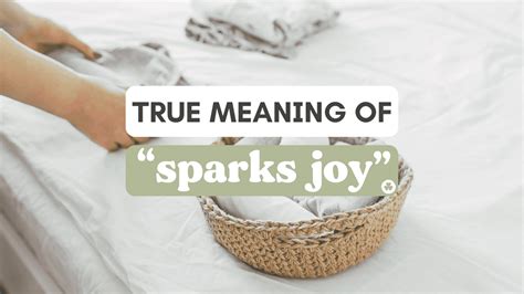 Revealing What Spark Joy Means The Truth Behind Does It Spark Joy