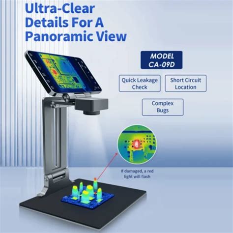Ca 09d 3d Thermal Camera 256x192 For Pcb Short Circuit Leakage