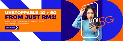 All New UNI G Prepaid Unstoppable With Unlimited G G Data For RM