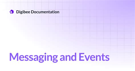 messaging and events digibee documentation
