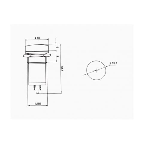Push Indicator Switch Xd 13 220v Red Light Buy Online At Low Price In India