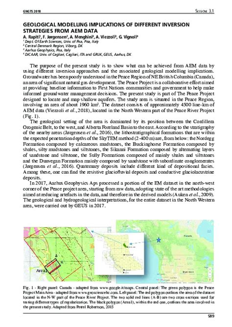 pdf geological modelling implications different inversion