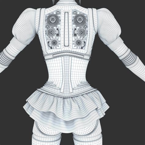 Female Robot Android 3d Model By Katerynabondarenko