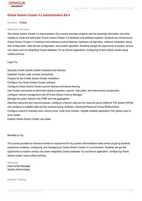 Solaris Cluster Course Contenidopdf