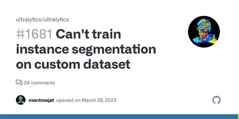 Cant Train Instance Segmentation On Custom Dataset · Issue 1681