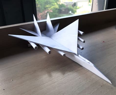 Бумажный самолётик Пикабу