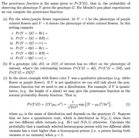 [solved] the penetrance function is the name given solutioninn