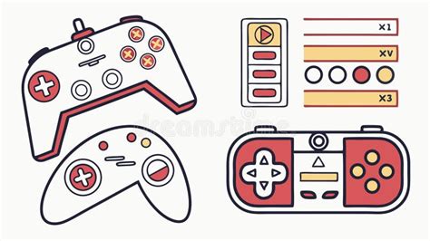 Controller Input Stock Illustrations 1825 Controller Input Stock