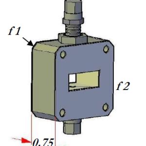 Rectangular Waveguide Dual Fitting Pressure Flange Space Machine