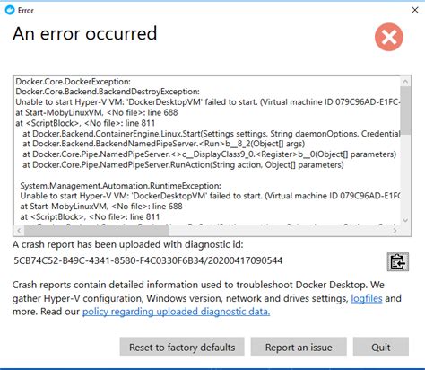Docker Is Not Start On Windows 10 Pro Issue 6358 Docker For Win GitHub