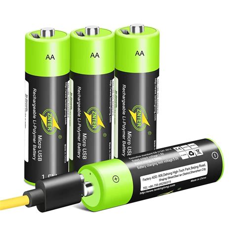Aa Lithium Rechargeable Batteries Lithium Ion Technology Power Your