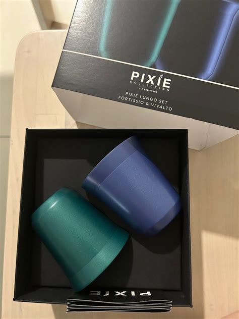 Authentic Brand New Nespresso Pixie Lungo Set Fortissio And Vivalto