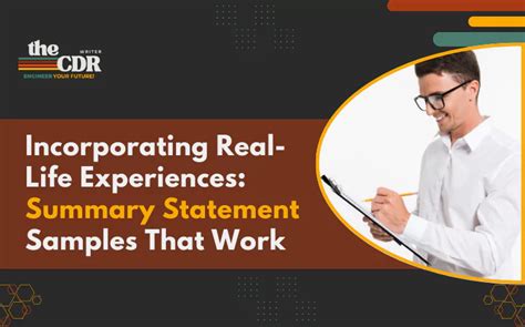 Best Summary Statement Samples For Engineers