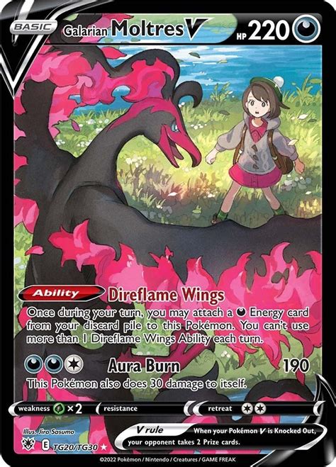 Galarian Moltres V Tg20tg30 Swsh10tg Poke Gems Mtl