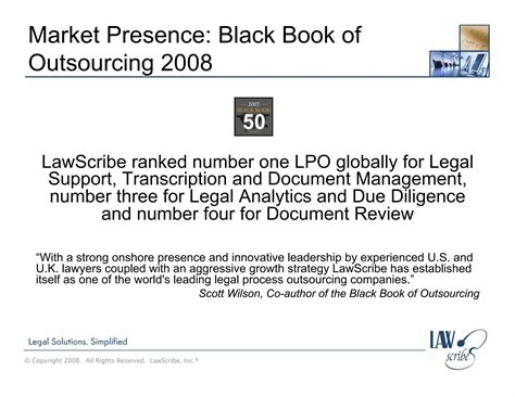 Law Scribe Corporate Profile Pdf