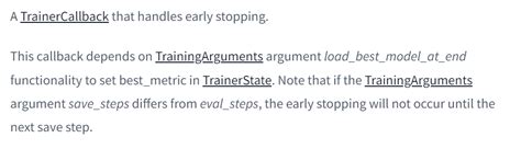 Problem With Earlystoppingcallback 15 By Ikeofai 🤗transformers Hugging Face Forums