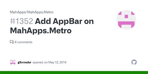 Add Appbar On Mahappsmetro · Issue 1352 · Mahappsmahappsmetro · Github