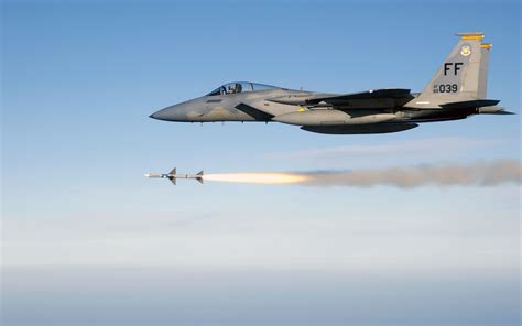 F 15 Eagle In Action Hd Military Jet Wallpaper