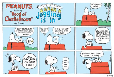 Snoopy Comic Strips With Notes