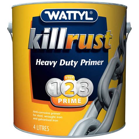 Wattyl Killrust Heavy Duty Primer 4l Grey Green Mitre10