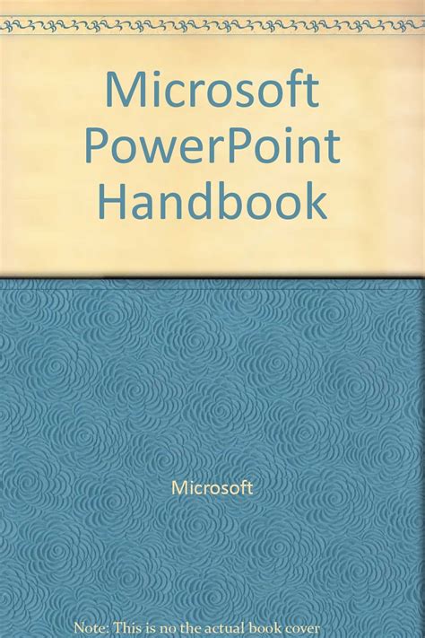 microsoft powerpoint handbook microsoft books
